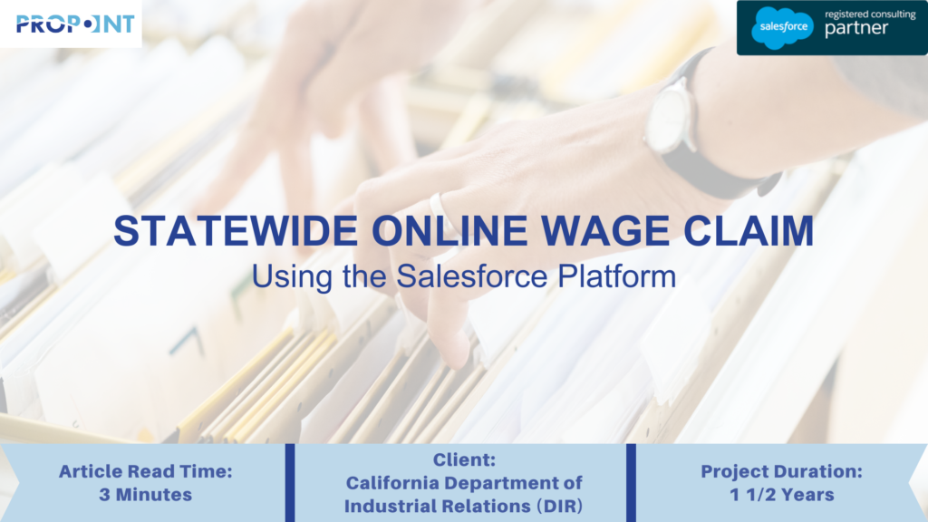 Case Study: Statewide Online Wage Claim Solution - Propoint Technology ...